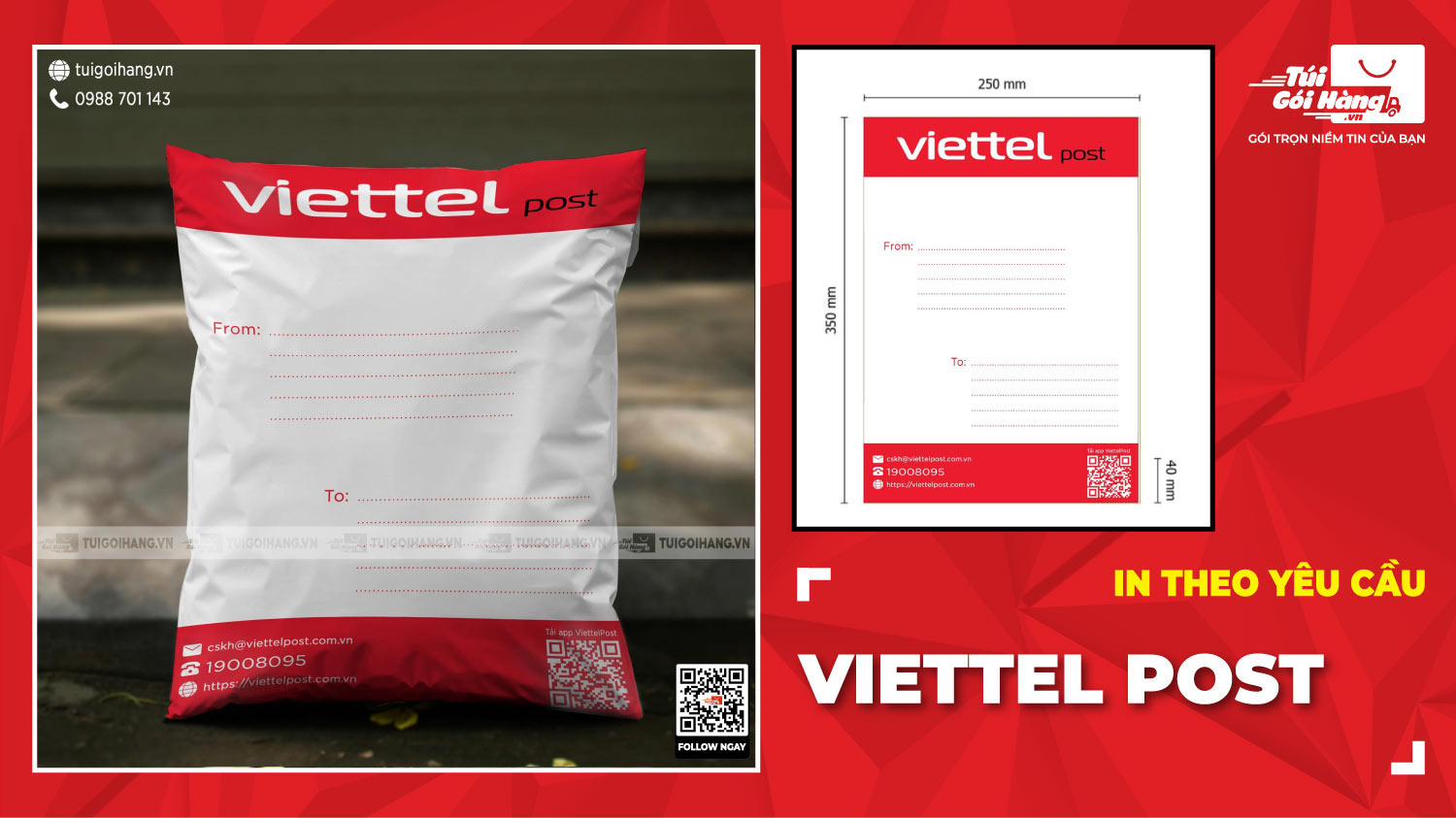 Túi Niêm Phong In Viettel Post - Ưu Đãi Lớn HVC