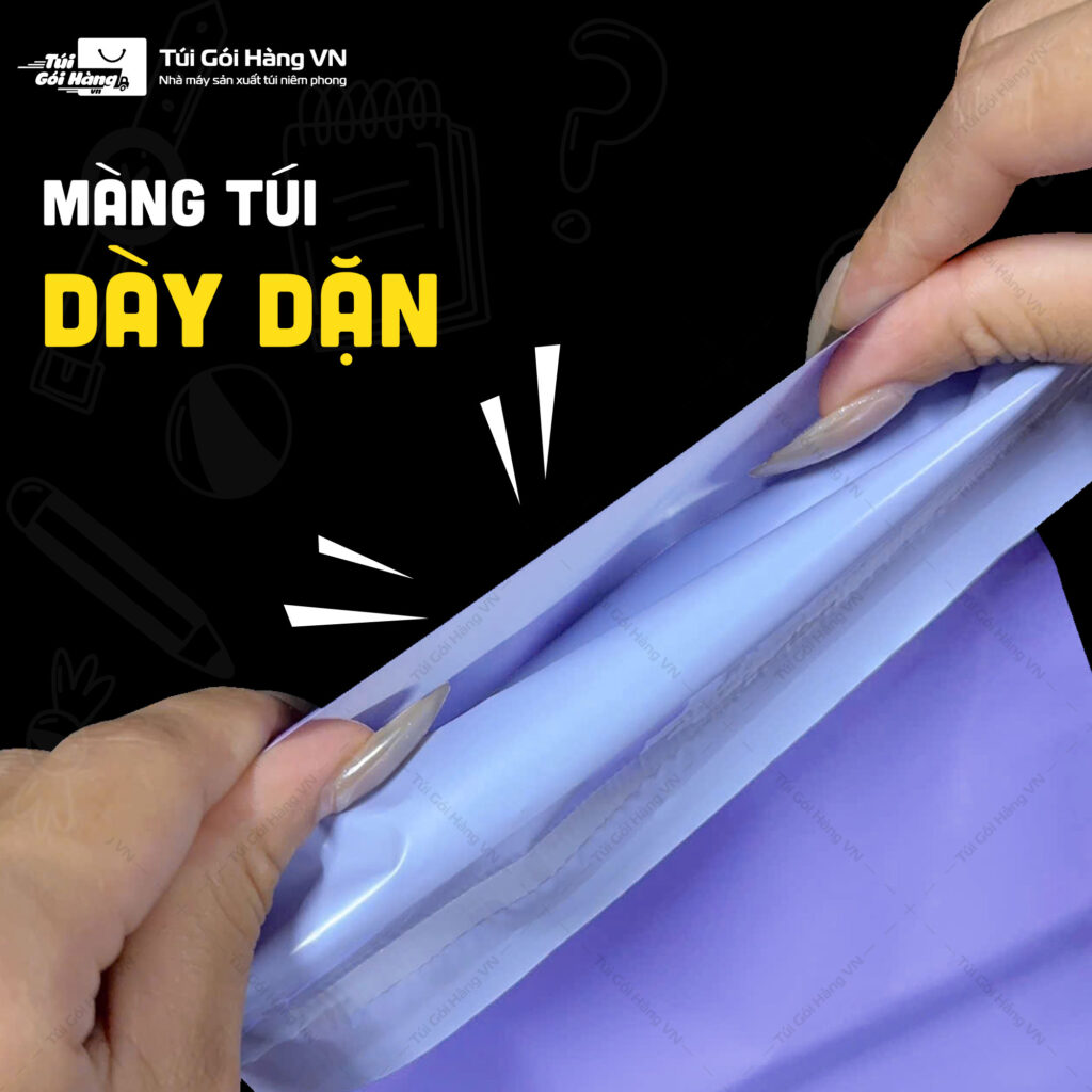 Túi Niêm Phong Tím - In Logo từ 10 cuộn - Sỉ từ 100 cuộn
